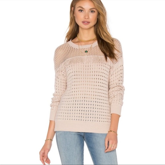 John + Jenn | Sweaters | John Jenn By Line Rumi Fringe Cable Knit ...